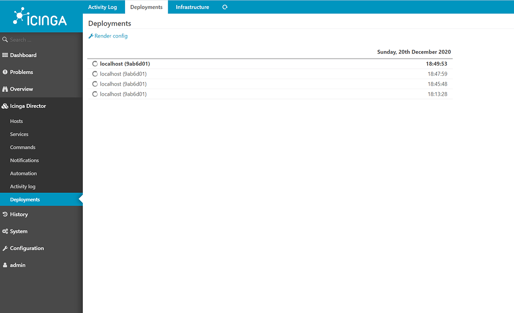 Icinga Director Deployment stays pending - Icinga Director - Icinga ...