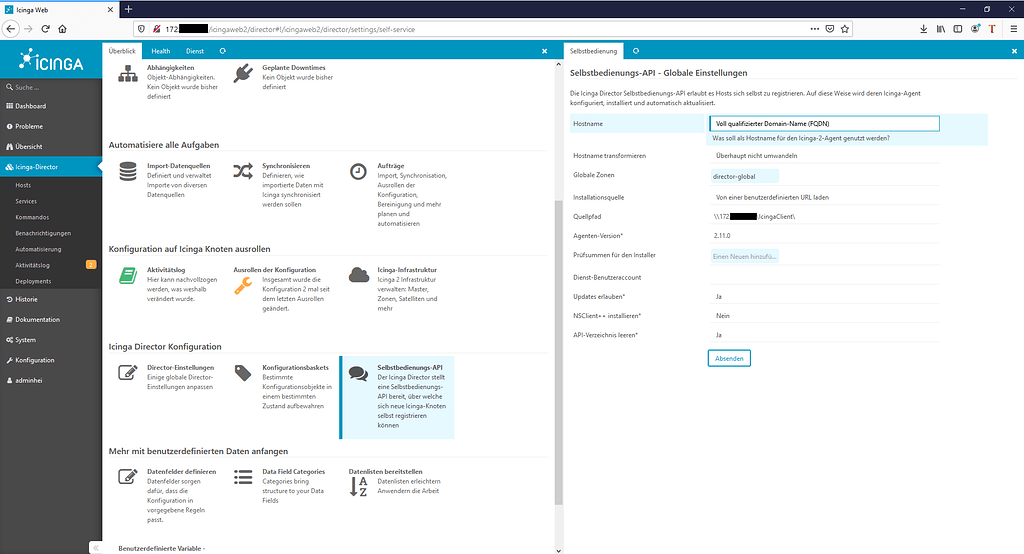 Windows Agent with the director: Failed to fetch certificate from host - Icinga Director ...