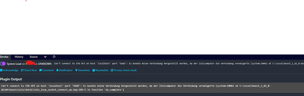 Icinga For Windows Cant Connect To Ifw Api On Host Service Monitoring Icinga Community