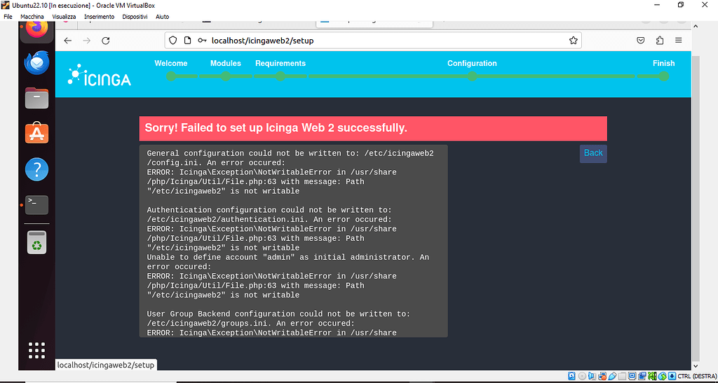 Icinga Web 2 Set-up Failed because of permission denied - Icinga Web - Icinga Community