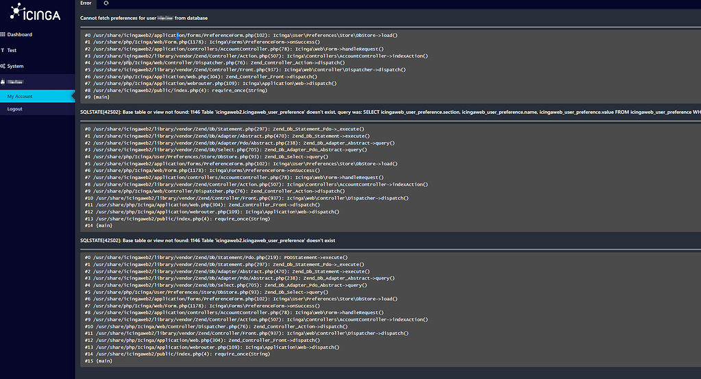 Icinga2 - behaves as it has no tables in the Database - Icinga 2 - Icinga Community