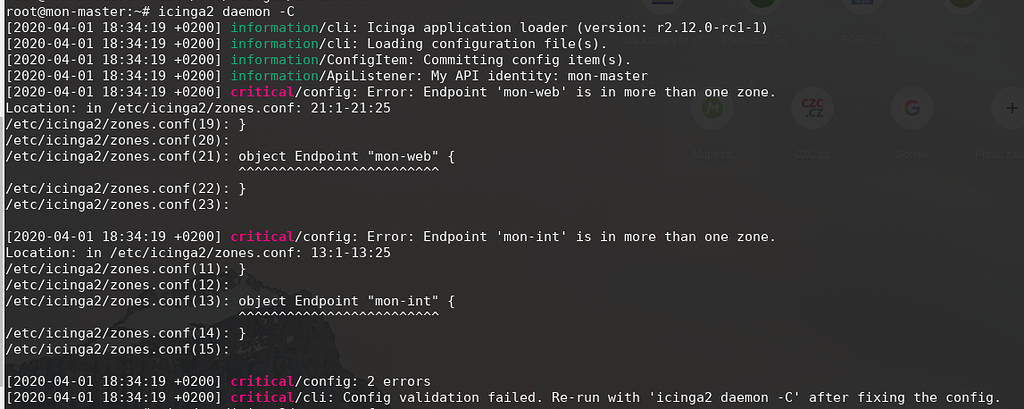 Simple distributed monitoring - more than one zones - Icinga 2 - Icinga ...