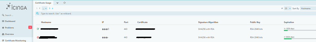 Certificate Monitoring Module displays IP adresses wrong - Icinga Web Modules - Icinga Community